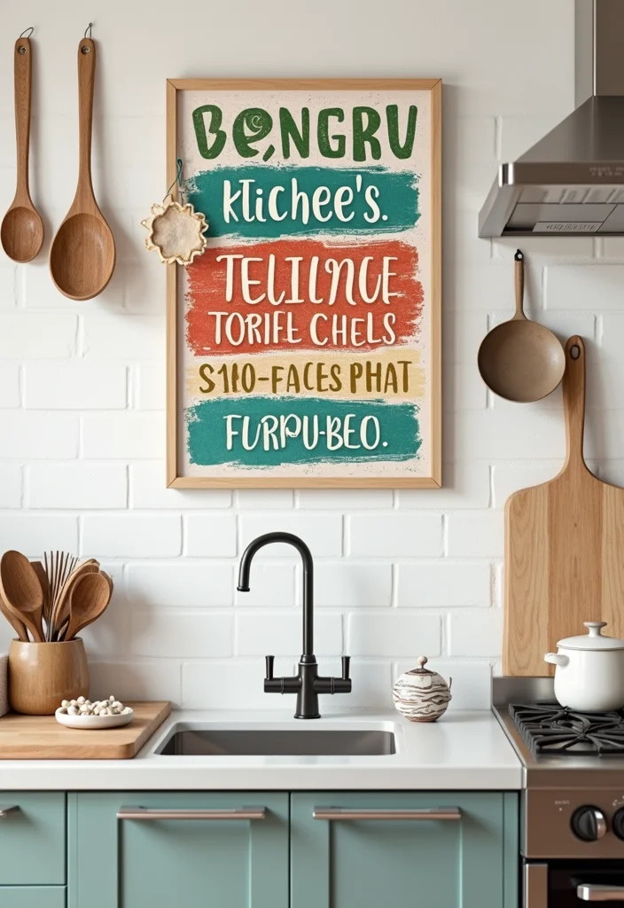 12 Kitchen Wall Art Ideas for Personality Style and Color - Kidlura